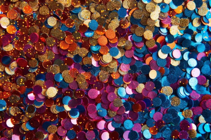 Vibrant Colorful Background Sparkling Sequins Various Colors Festive ...