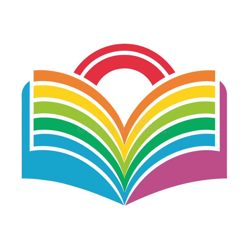 Colorful Book Logo Icon Design for Education, Learning, and Creativity ...