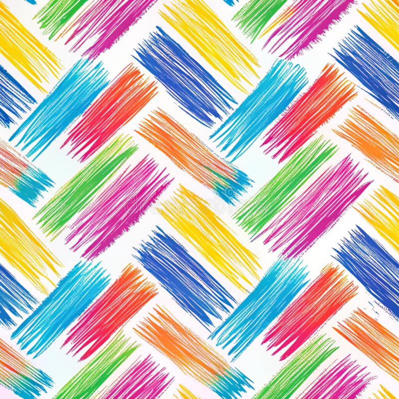 Colorful Brushstroke Design Element Stock Vector - Illustration of ...