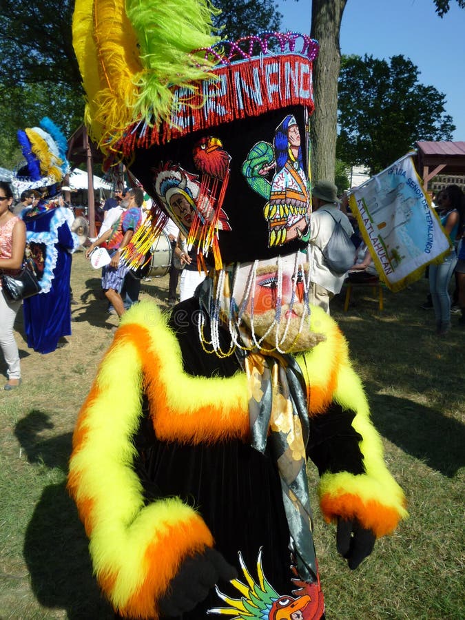 Vibrant Colorful Costume editorial stock photo. Image of dancing - 14914043