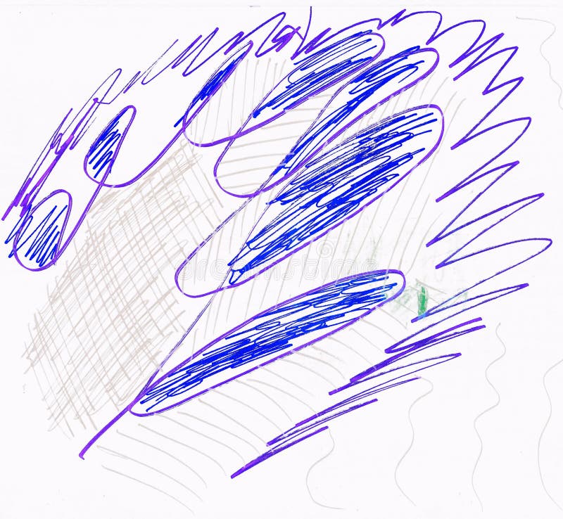 Vibrant Colorful Cursive Handwriting Scribbles on White Background for ...