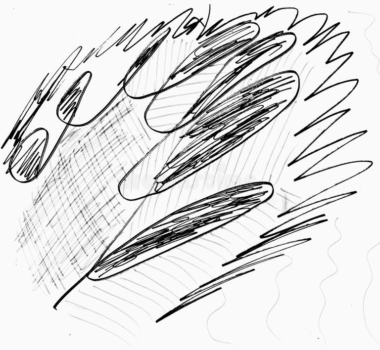 Vibrant Colorful Cursive Handwriting Scribbles on White Background for ...