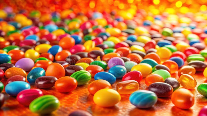 A Vibrant and Colorful Display of Assorted Sweets, a Delightful ...