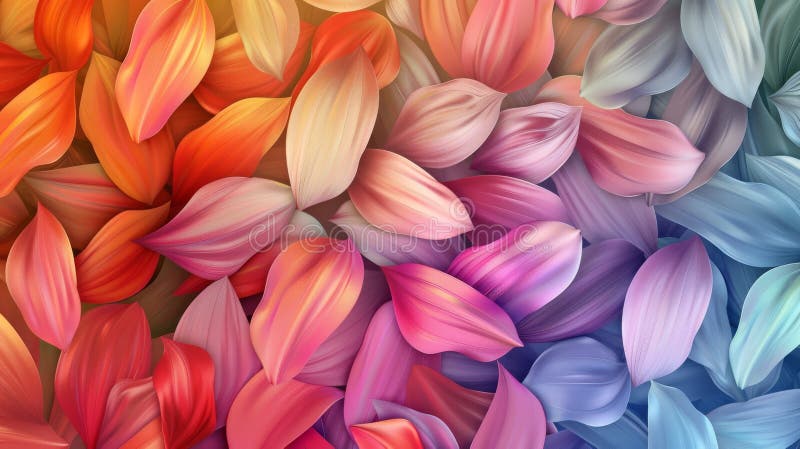 Vibrant and Colorful Flower Petals, Perfect for Elegant and Artistic ...