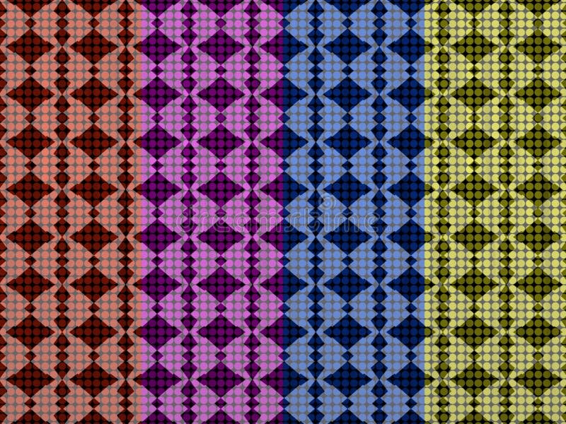 : a Vibrant and Colorful Geometric Pattern Featuring a Series of ...