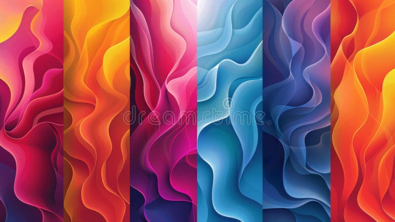 Vibrant Colorful Gradient Backgrounds for Creative Designs Generative ...