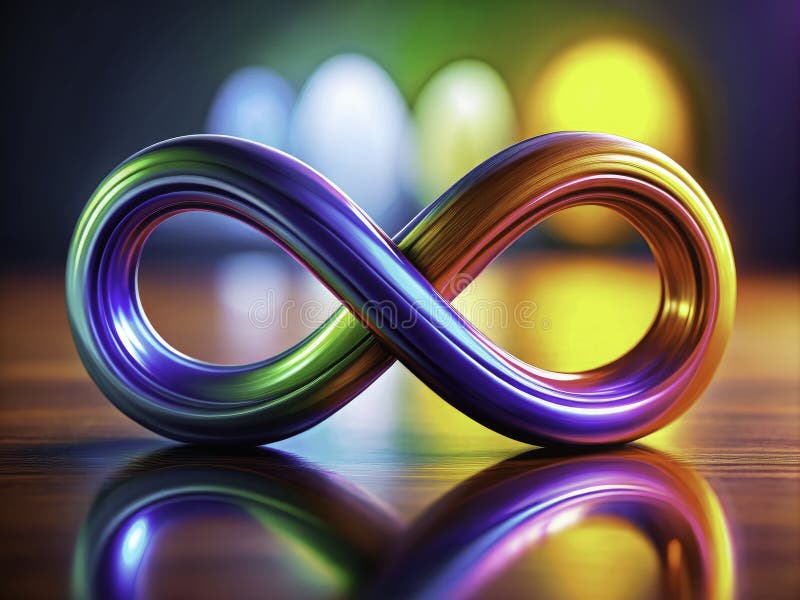 Celebrating Neurodiversity a Colorful Infinity Loop Visualizing Autism ...