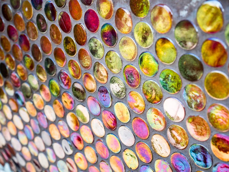 Vibrant Colorful Shaped Round Patterns Background. Stock Image - Image ...