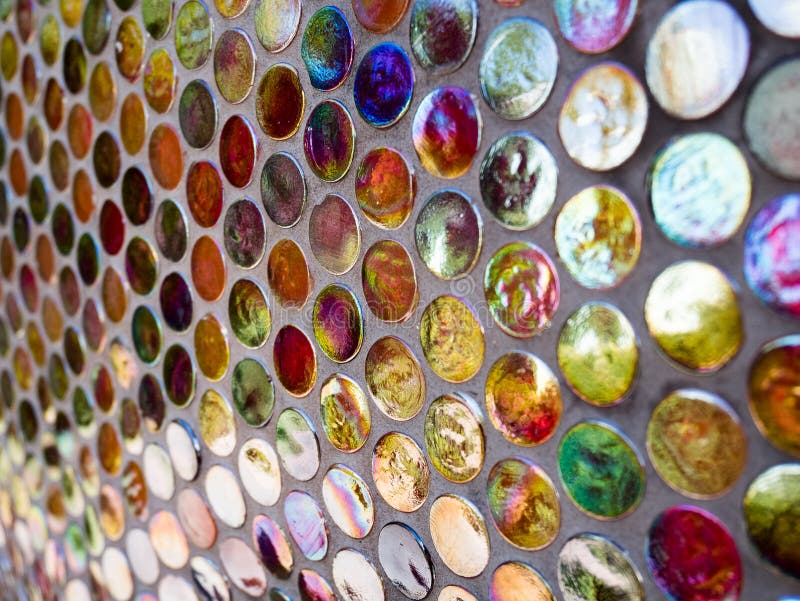 Vibrant Colorful Shaped Round Patterns Background. Stock Image - Image ...