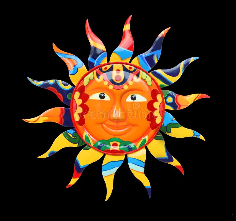 Colorful Sun and Moon stock image. Image of close, star - 18427247