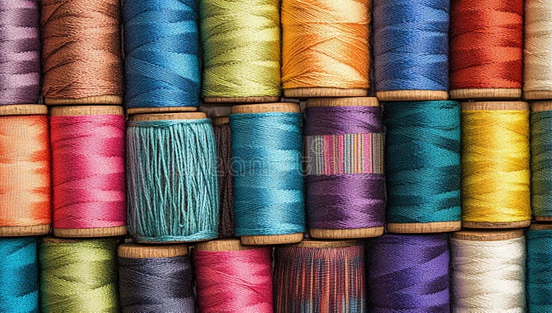 Vibrant Colorful Thread Spools Background Texture High Quality Image ...