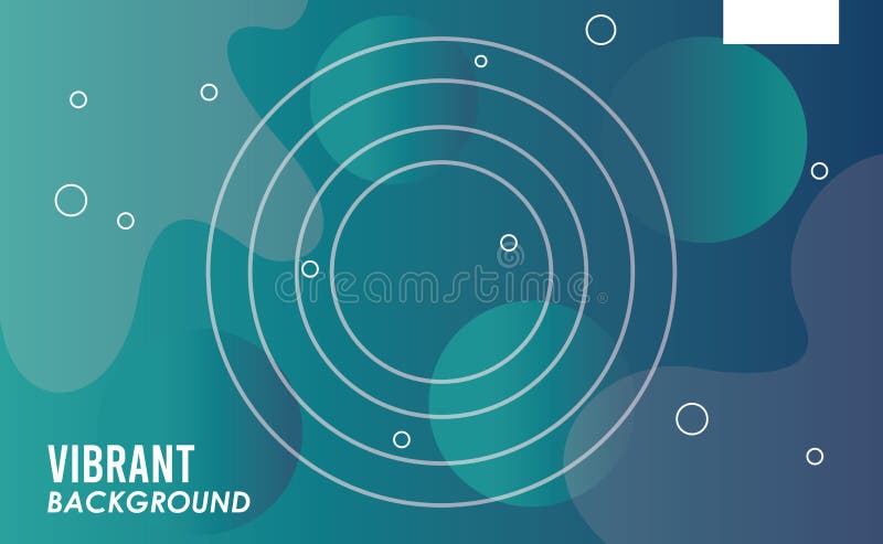 Vibrant Colors and Dinamic Background with Circular Target Stock Vector ...