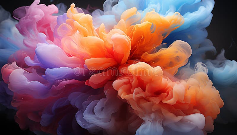 Vibrant Colors Explode in a Fantasy Underwater World Generated by AI ...