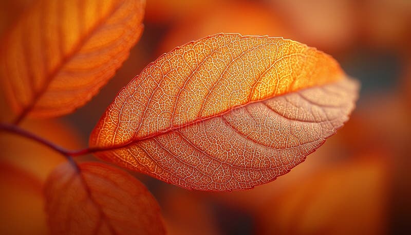 Vibrant Colors in Nature, Autumn Leaves, Bright Sunlight Generated by ...