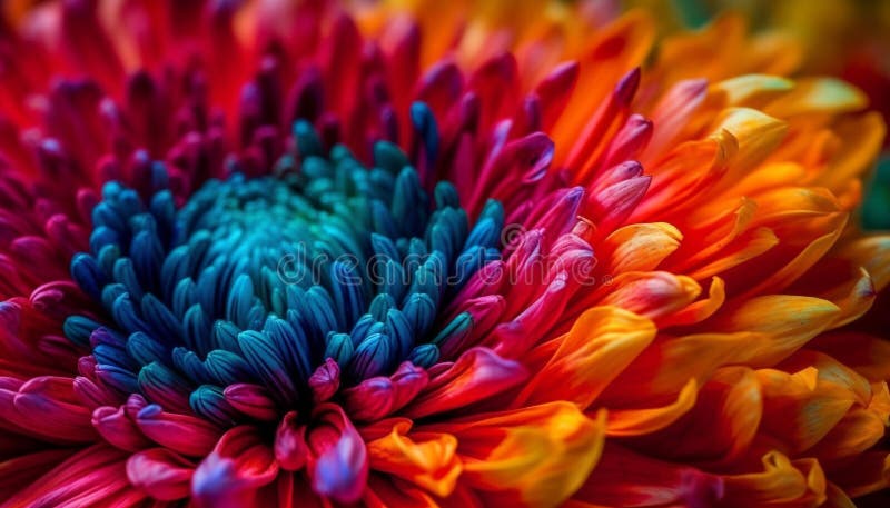 Vibrant Colors of Nature Bouquet, a Celebration of Beauty Generated by ...