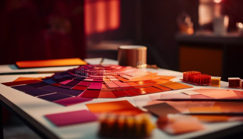 Vibrant Colors, Selective Focus, Large Collection of Art and Craft ...