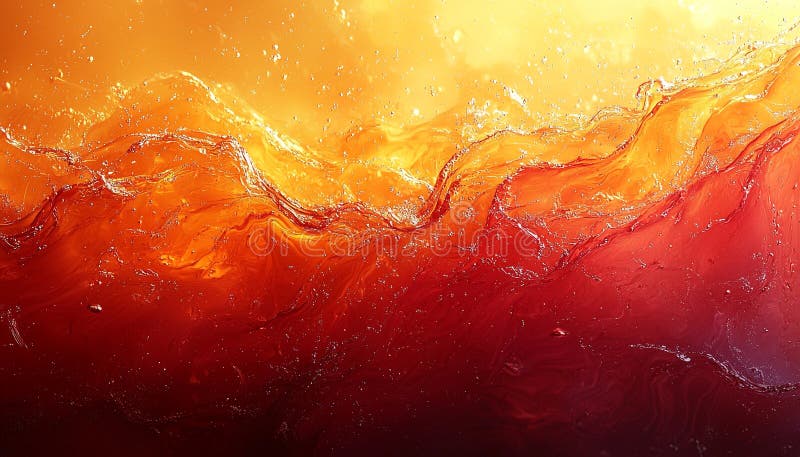 Vibrant Colors Splash in Liquid, Nature Beauty Flame Generated by AI ...