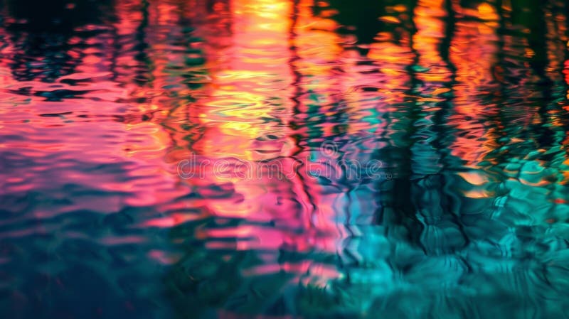 The Vibrant Colors of a Sunset Reflected in the Words of a Poem a ...