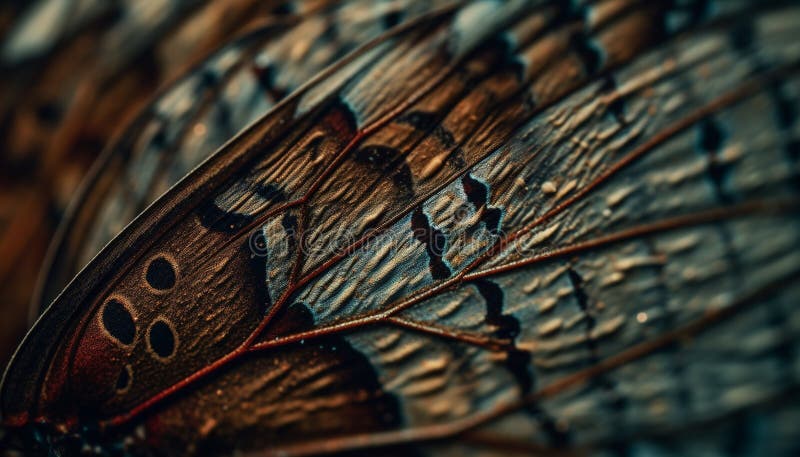 Vibrant Colors and Symmetry in Butterfly Wing Generated by AI Stock ...