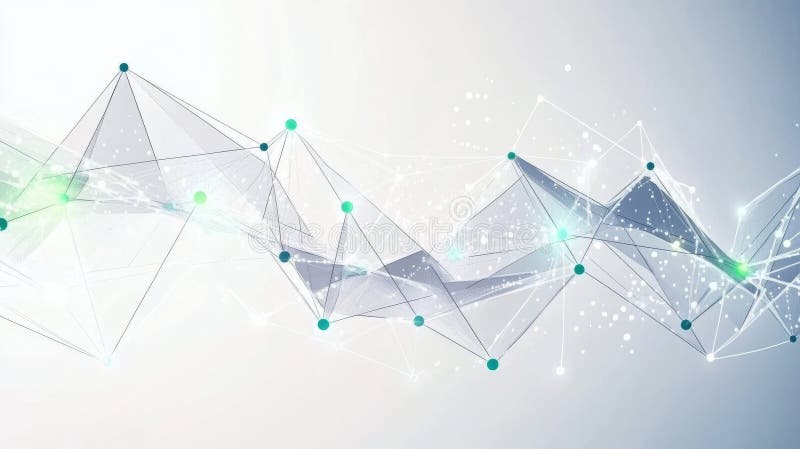 Vibrant Colors Unite Dots and Lines through Abstract Gradient ...