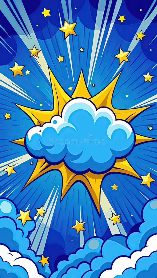 Dramatic Comic Clouds Stock Illustrations – 111 Dramatic Comic Clouds ...