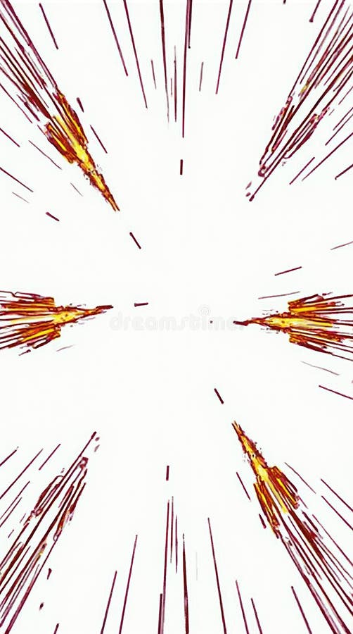 Dynamic Comic Style Motion Graphics with Speed Lines and Explosions ...