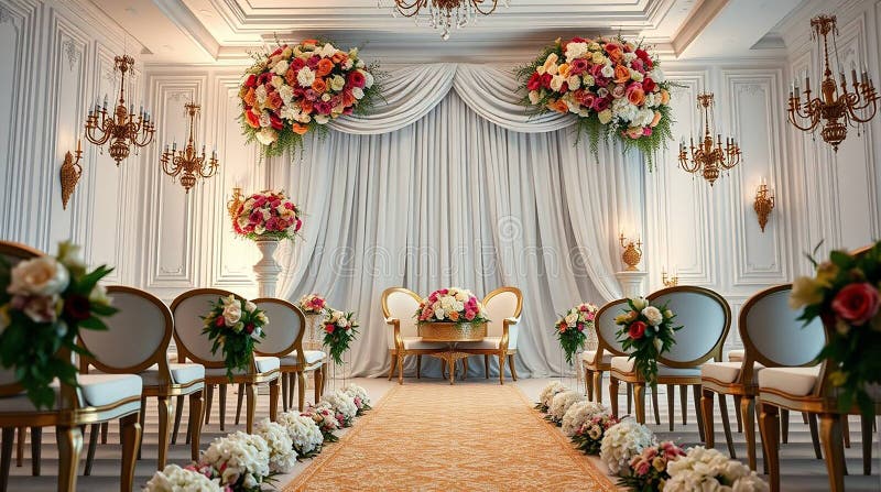 Vibrant Complementary Colors, Featuring a Balanced Stock Illustration ...