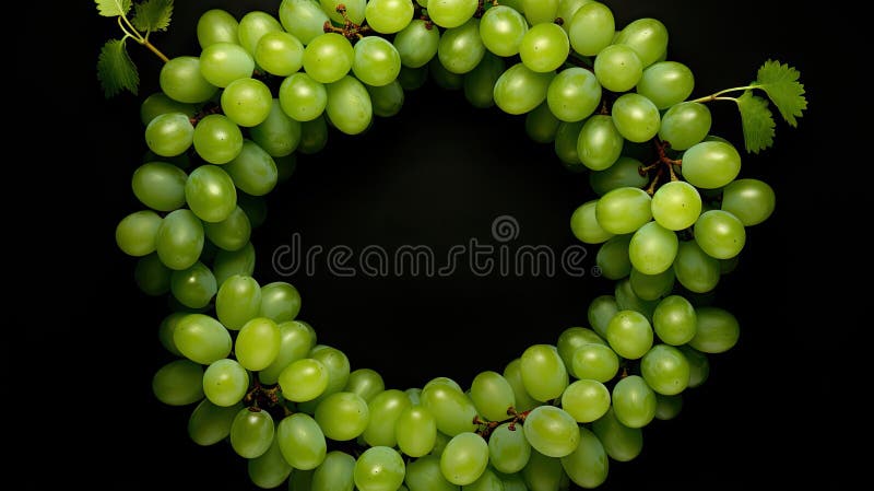 Vibrant Composition Grape Background Stock Illustration - Illustration ...
