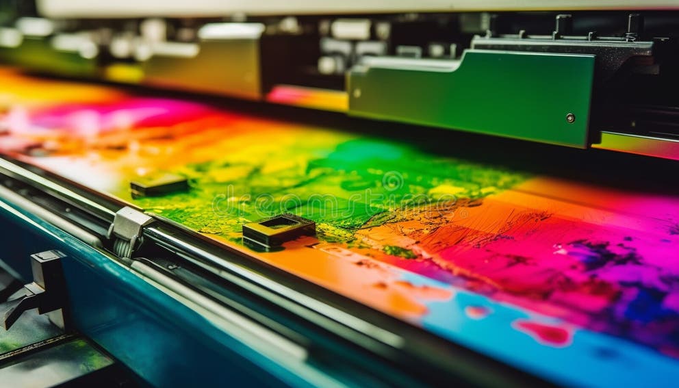 Vibrant Computer Chip Manufacturing Equipment in Modern Electronics ...