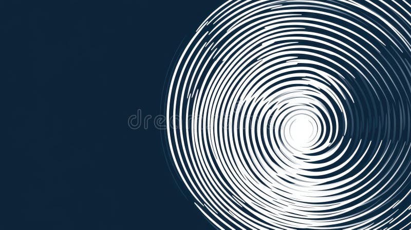 Vibrant Concentric Circles Create a Rippled Effect, Evoking Sound Waves ...