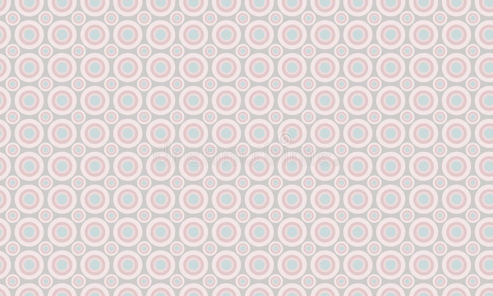 Vibrant Concentric Circles Pattern Background Stock Illustration ...