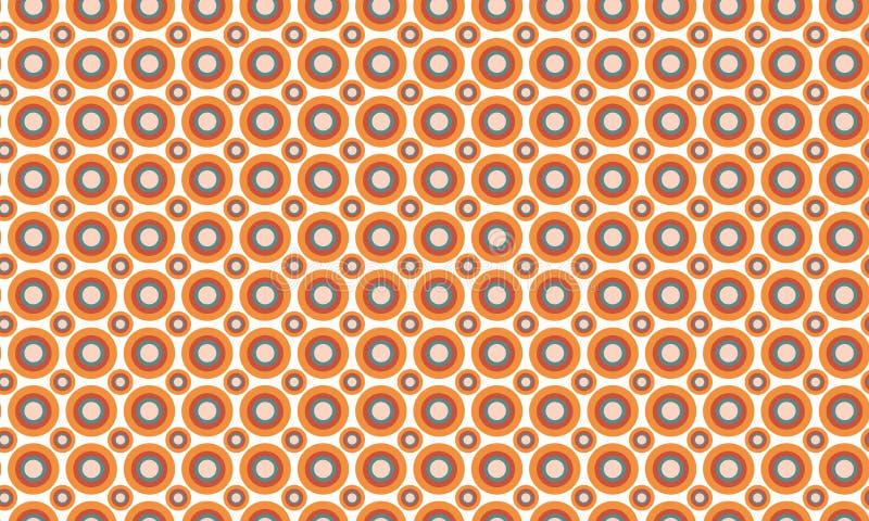 Vibrant Concentric Circles Pattern Background Stock Illustration ...