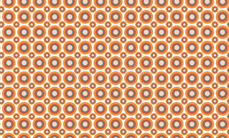 Vibrant Concentric Circles Pattern Background Stock Illustration ...