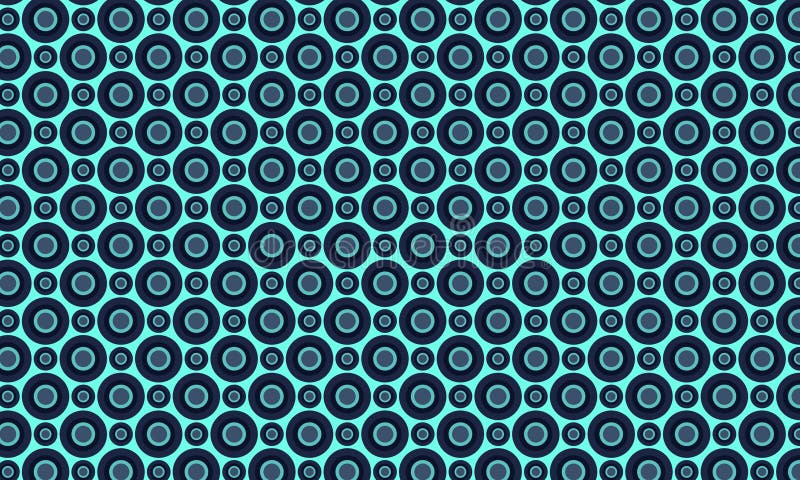 Vibrant Concentric Circles Pattern Background Stock Illustration ...