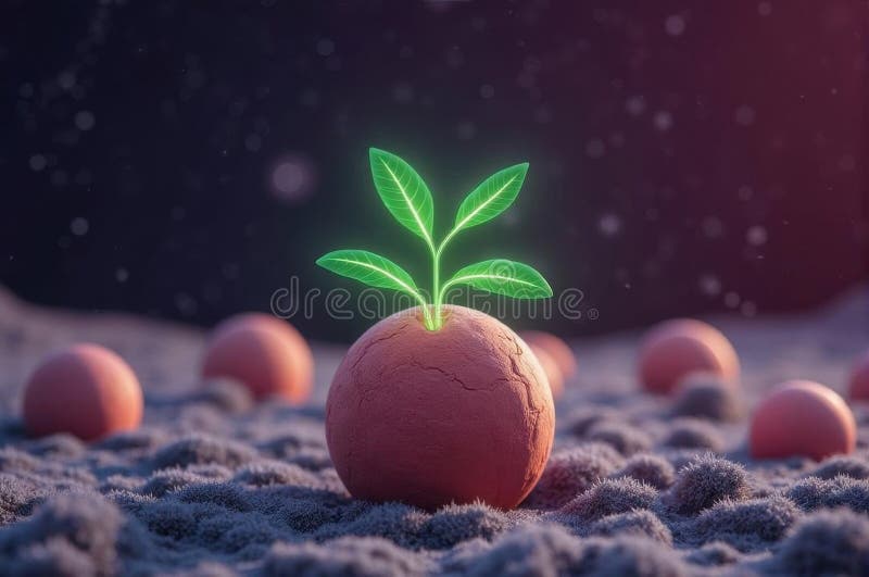 Interplanetary Connection Earth and Vibrant Planets in Space Conceptual ...