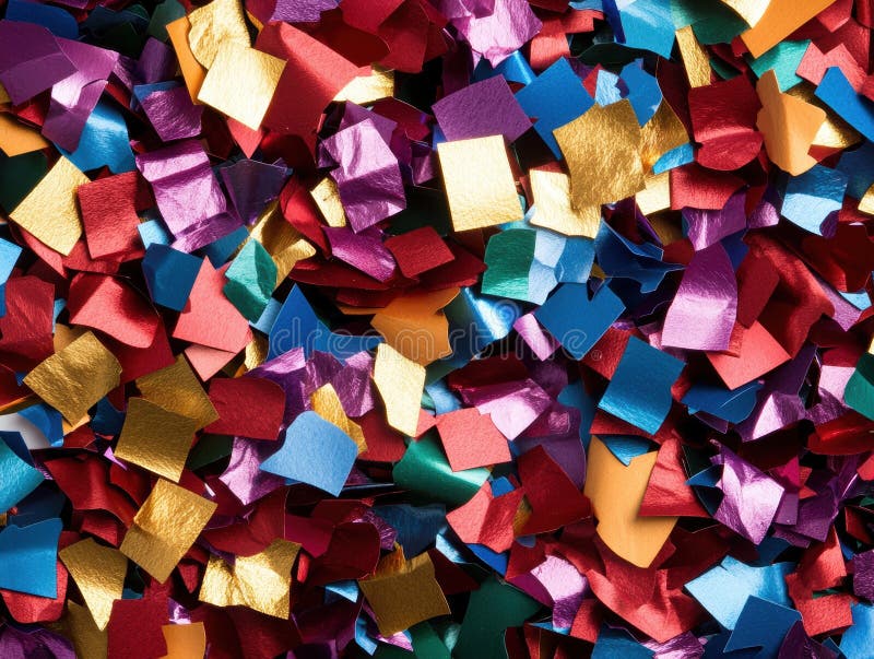Vibrant Confetti Texture stock illustration. Illustration of lively ...