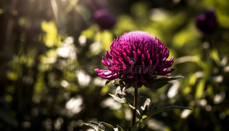 Vibrant Cornflower Bouquet, a Single Flower in Focus, Nature Beauty ...