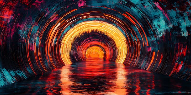 Vibrant Cosmic Abstract Art Nebula Colors and Celestial Patterns Stock ...