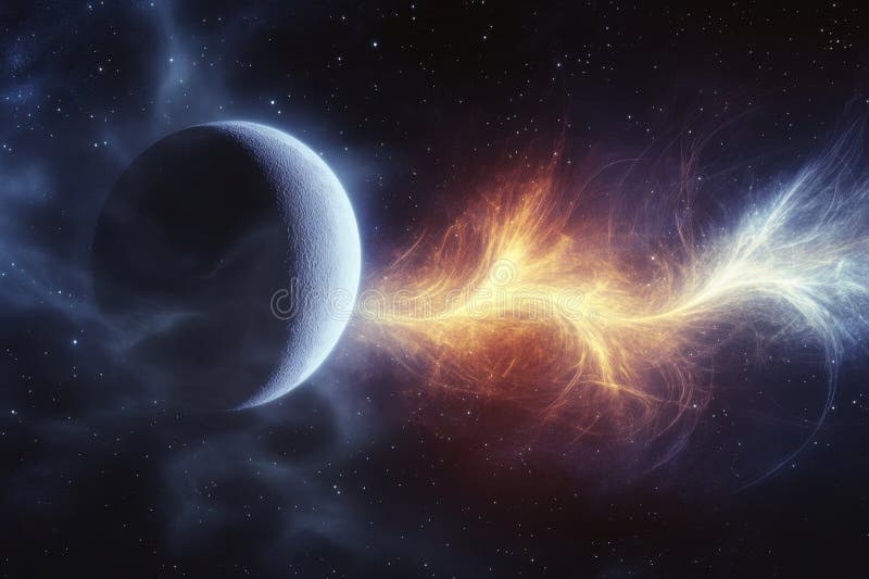 Cosmic Phenomenon Showcases Vibrant Colors and Celestial Sphere in Deep ...