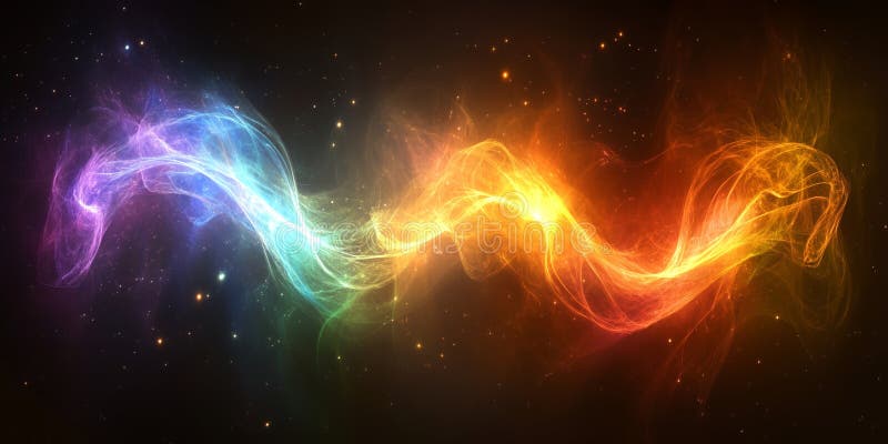 Vibrant Cosmic Energy Flow Abstract Background Image for Design ...