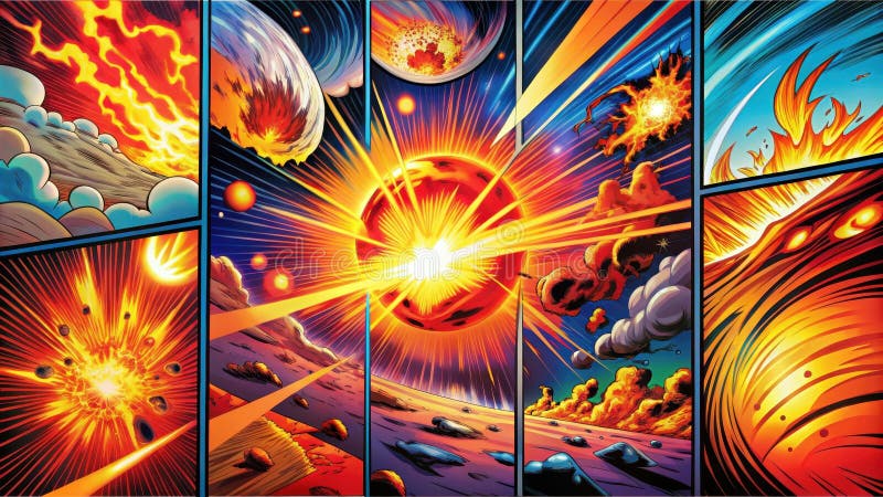 Dynamic Comic Book Style Panel Sequence Stock Illustrations – 7 Dynamic Comic Book Style Panel ...