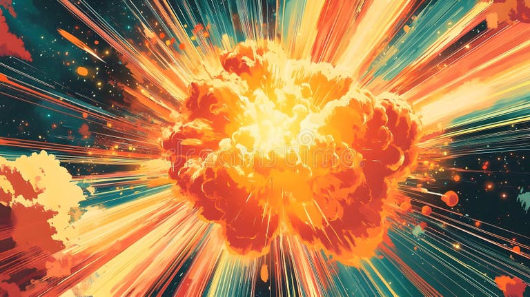 450 Vibrant Cosmic Explosion Dynamic Burst Colors Space Stock Photos ...