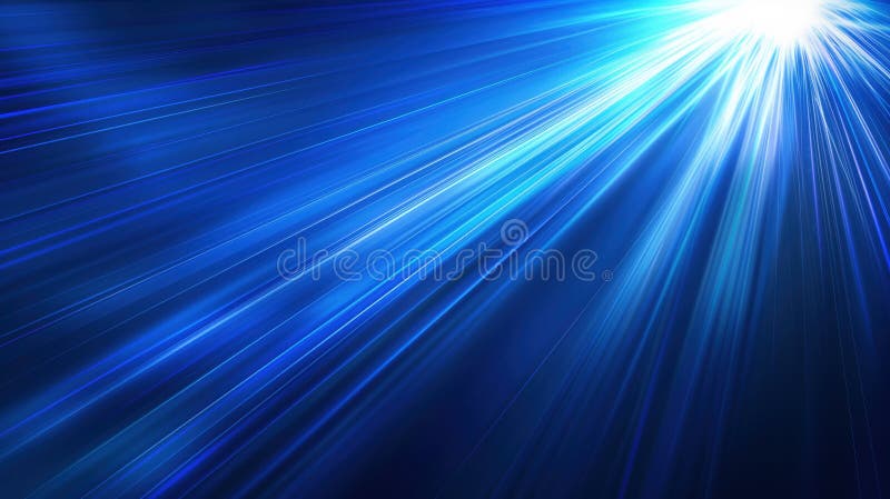 Vibrant Cosmic Light Rays Created by Ai Stock Illustration ...