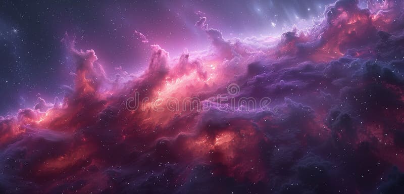 Vibrant Cosmic Nebula Space Background Art Science Elements Celestial ...
