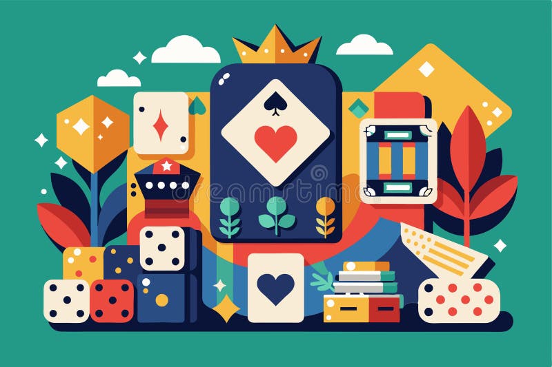 Various Card Game Components Stock Illustrations – 10 Various Card Game ...