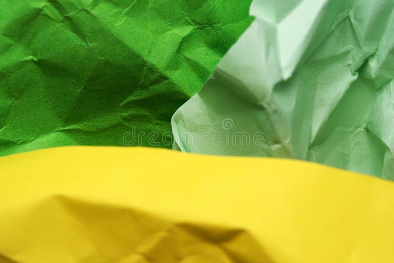 Vibrant Crumpled Paper Textures Spark Creativity Stock Photo - Image of ...