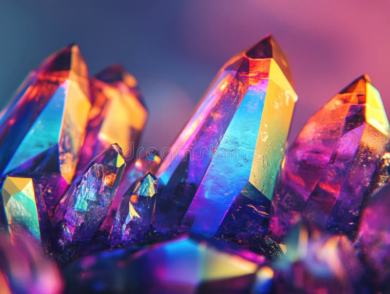 Vibrant Crystal Formation stock photo. Image of gemstones - 385302392