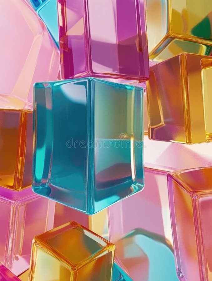 Vibrant Cubed Blocks stock image. Image of plastic, vivid - 385842505