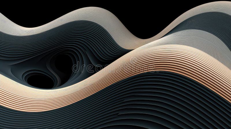 Vibrant Curve Dynamic Background Stock Illustration - Illustration of ...