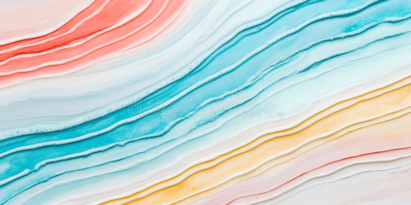 Vibrant Curved Lines Merging and Intertwining, Generating Dynamic ...